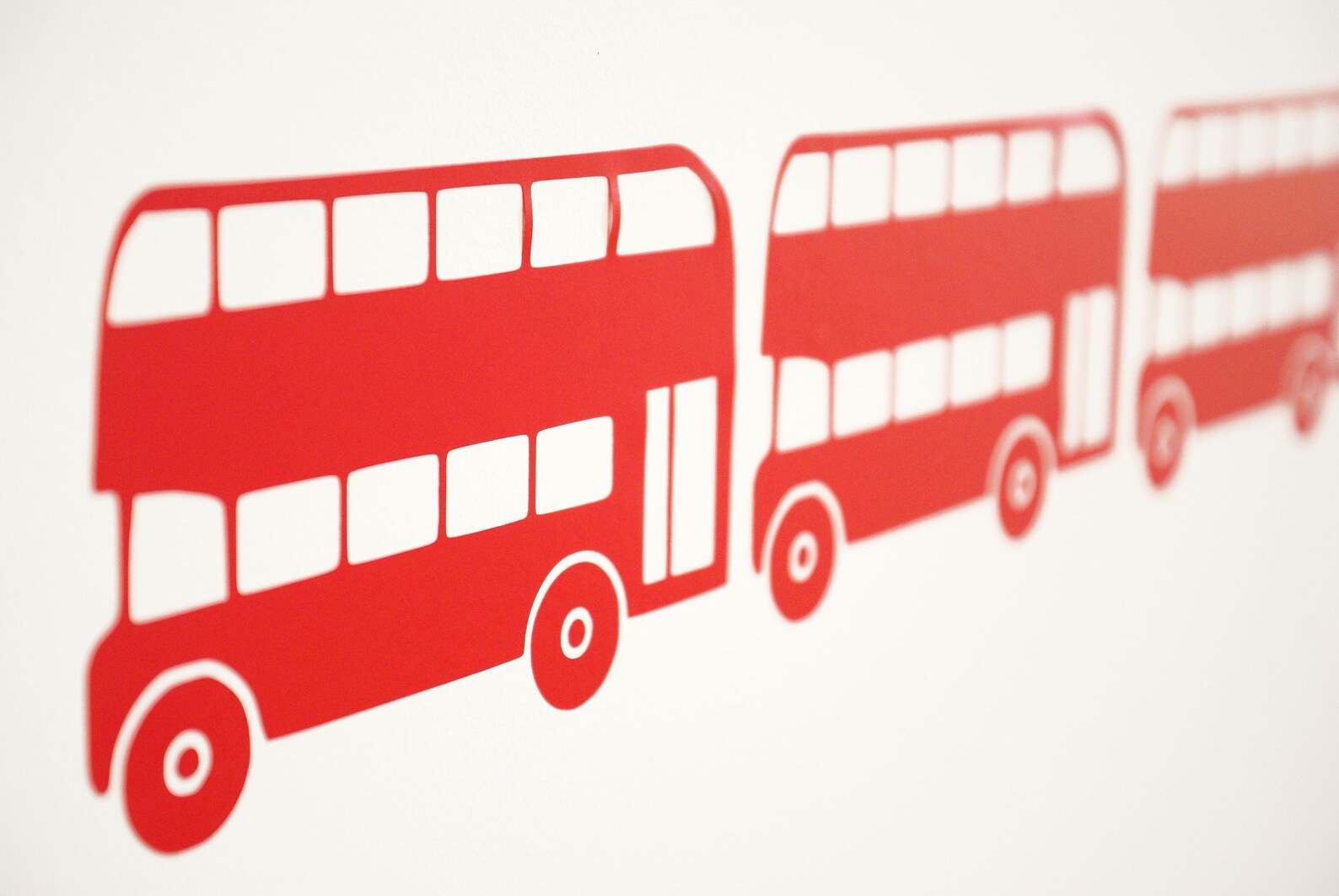 London Bus / Double Decker Vinyl Wall Art Decals/stickers | Etsy UK