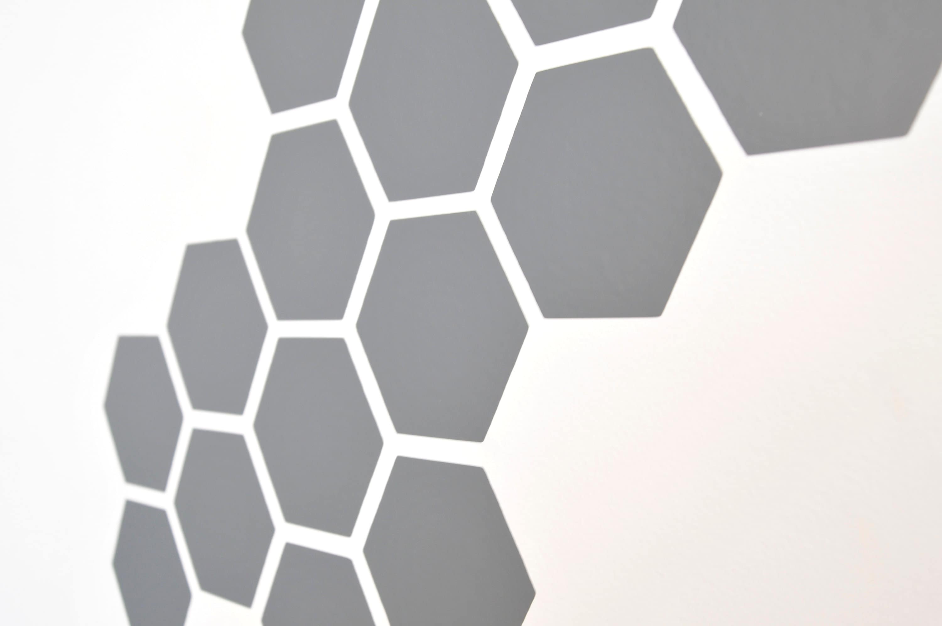 Hexagon Wall Art Decals/stickers Various Colours & Sizes | Etsy