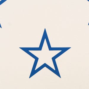Cool Star Outline Vinyl Wall Art Decals/stickers - Various Colours ...