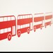 London Bus / Double Decker Vinyl Wall Art Decals/stickers - Various ...