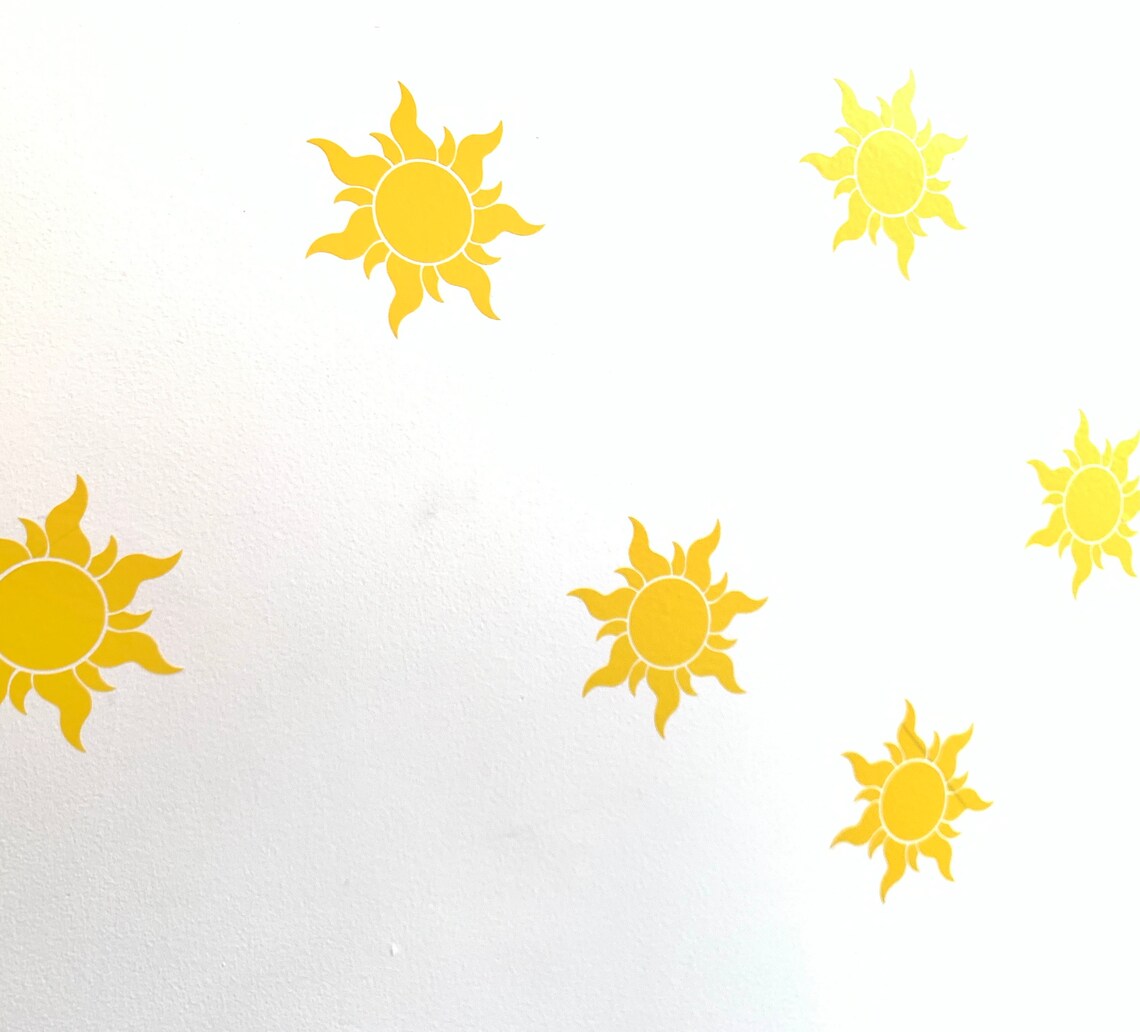Solar Sun / Sunshine Wall Art Decals/stickers - Various Colours & Sizes ...