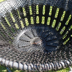 Slow Feed Hay Net for Over Your Hay Basket, Easy Fill. Soft Woven ...