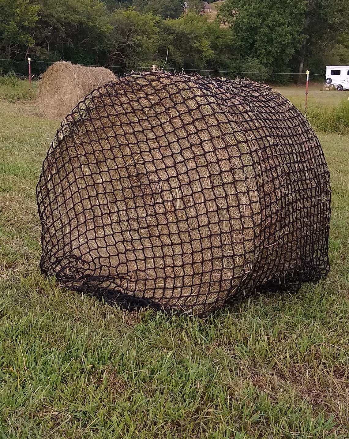 Woven Slow Feed Hay Nets for Round Bales for Slow Feeding - Etsy