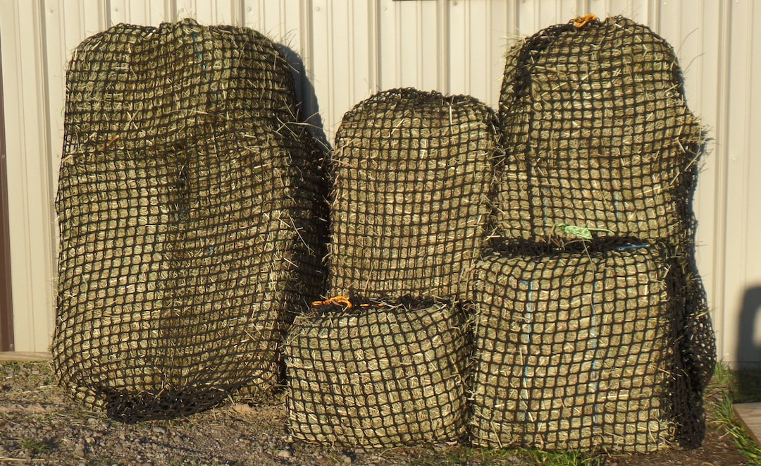 Slow Feed Hay Net, 1-1/4" Mesh Heavy Polypropylene - Etsy