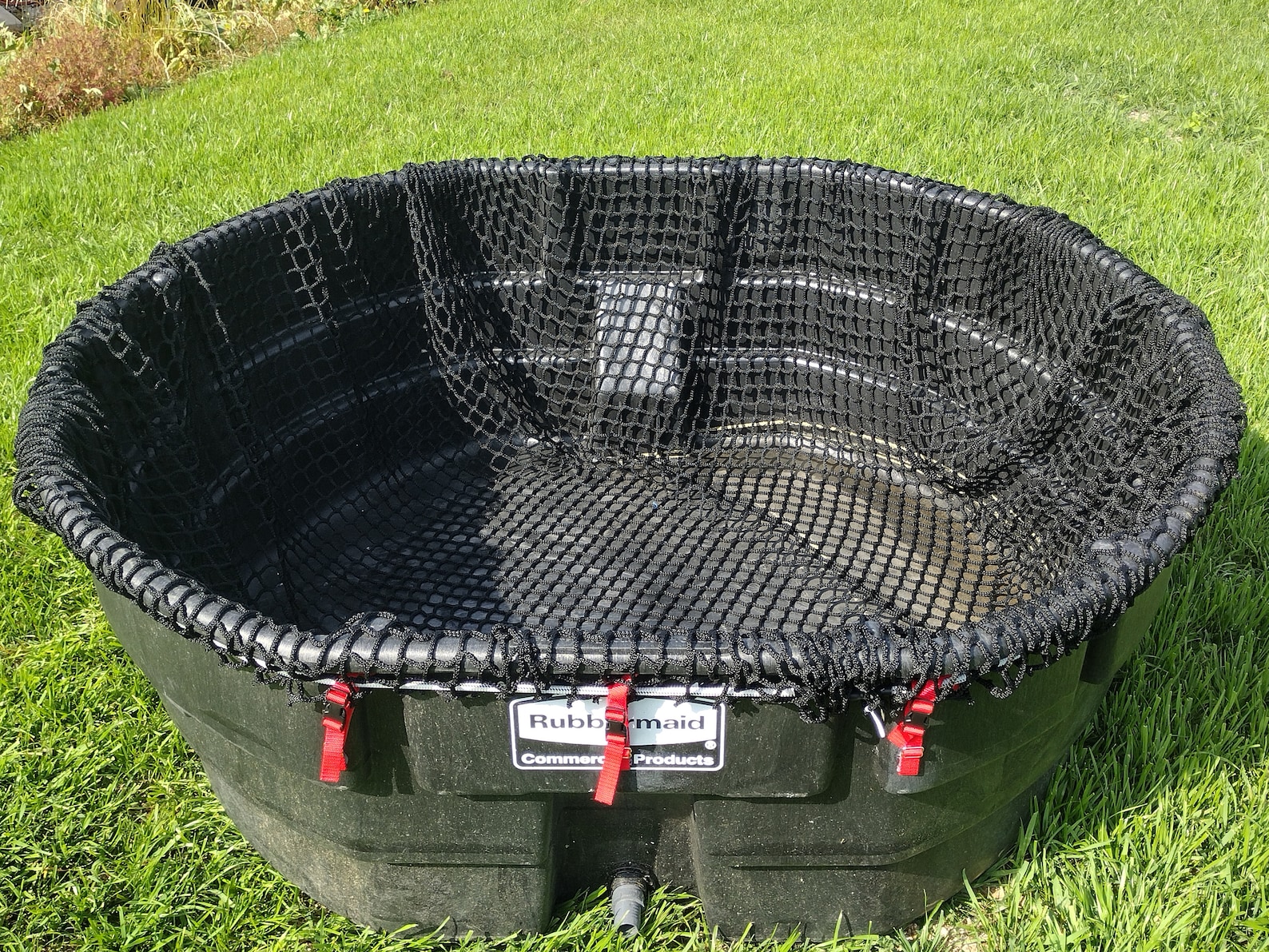 Slow Feed Hay Net for Your 300 Gallon Poly Stock Tank, Soft Woven ...