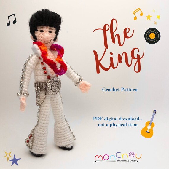 The King Crochet Doll Pattern - Etsy