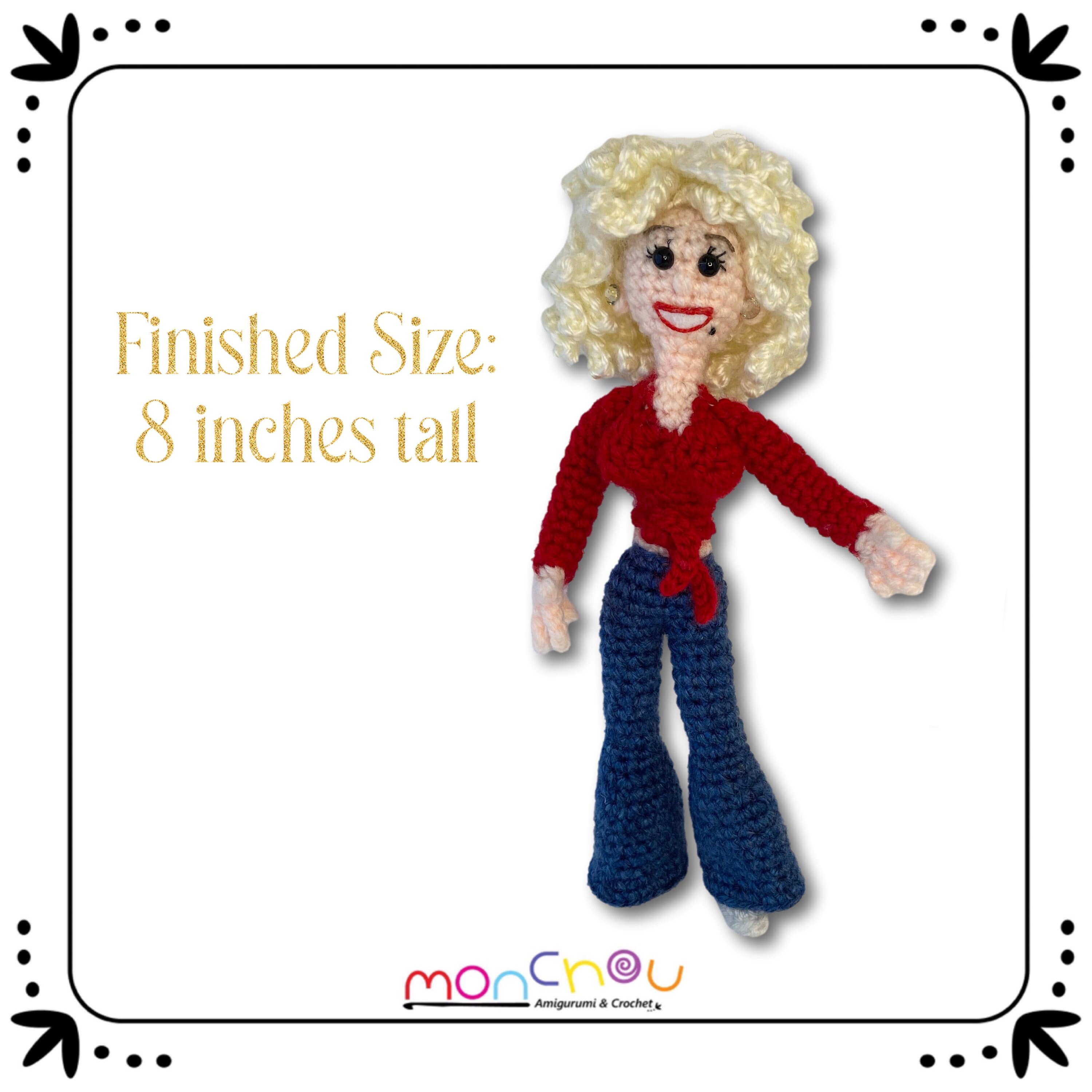 Dolly Crochet Doll Pattern - Etsy