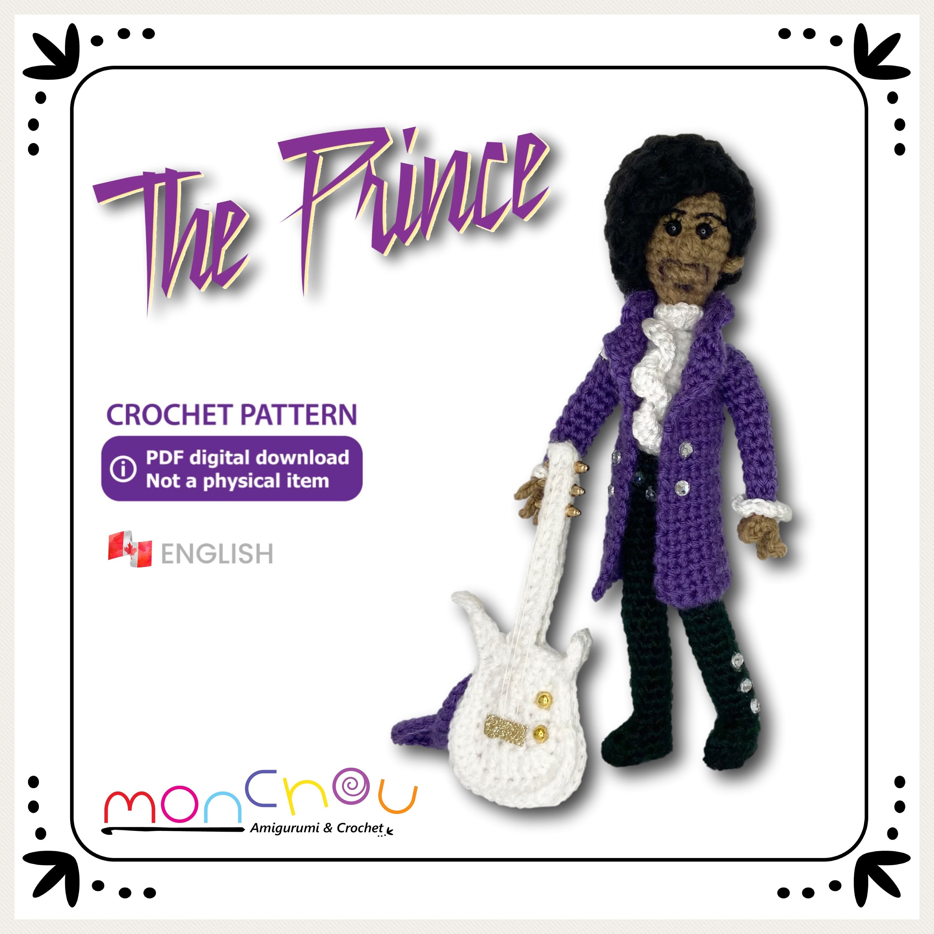 The Prince Crochet Doll Pattern - Etsy