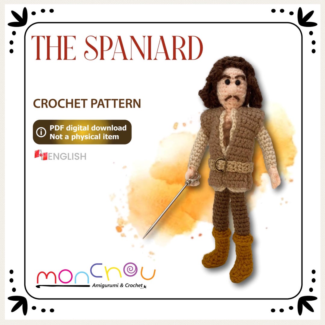 The Spaniard Crochet Doll Pattern - Etsy