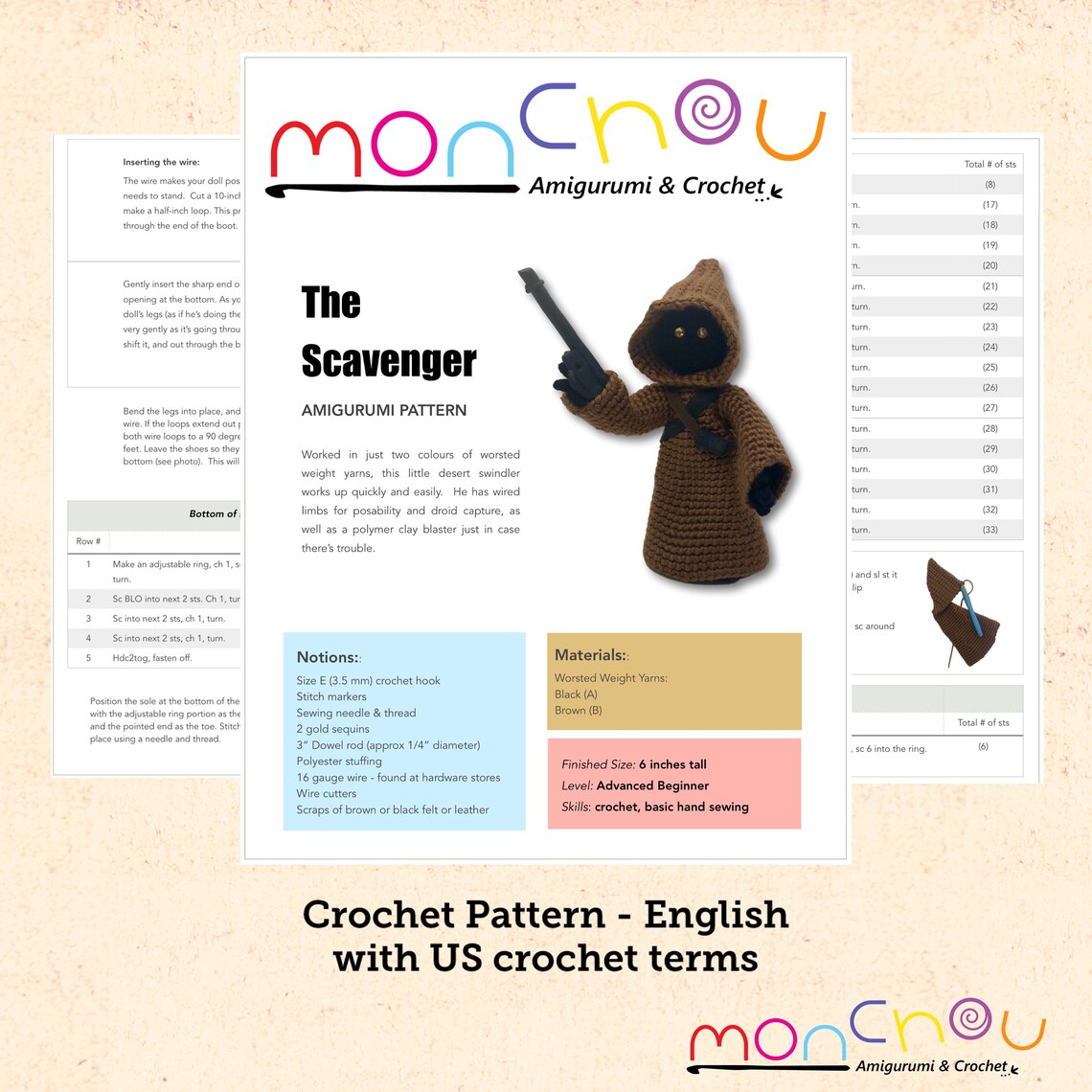 The Scavenger Crochet Pattern - Etsy Canada