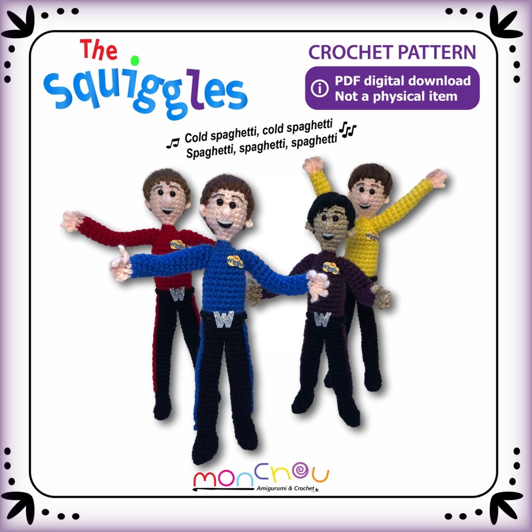 The Squiggles Crochet Dolls Pattern - Etsy
