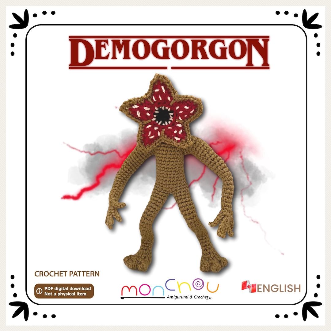 Demogorgon Crochet Doll Pattern - Etsy