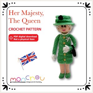 Her Majesty the Queen Crochet Doll Pattern - Etsy