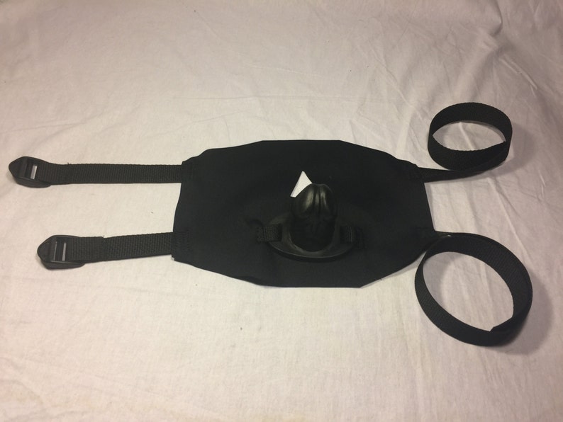 Neoprene or Darlex Panel Gag and Blindfold Combo penis Gag - Etsy