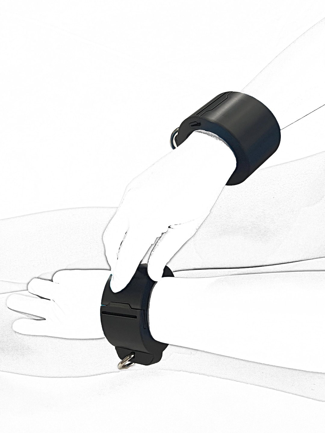 Locking Self Bondage Wrist Cuffs (mature) - Etsy