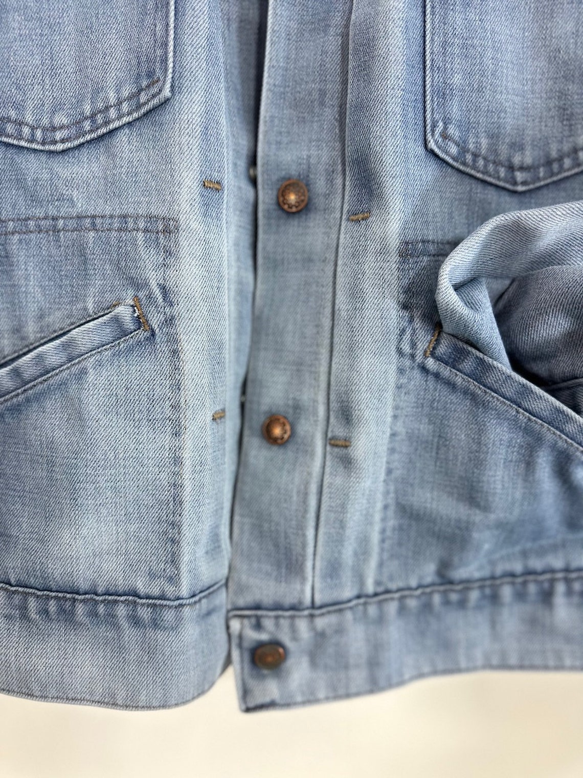 Vintage 50s Distressed Barn Union Utility Mining Denim Jean Jacket - Etsy