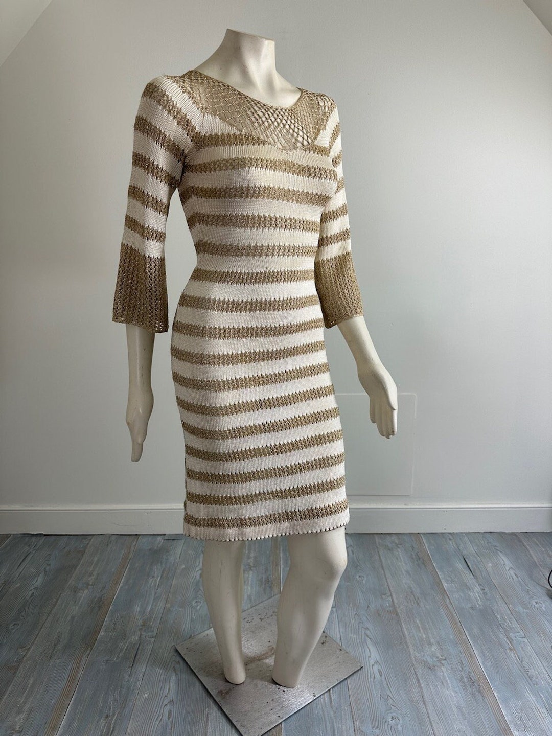 Spectacular Vintage Bombshell Lillie Rubin Knit Sweater Dress - Etsy