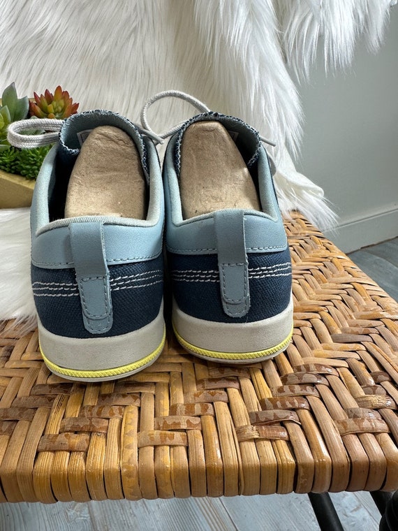 MERRELL Rant Blue Wing Stitched Canvas Sneakers Shoes… - Gem