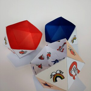 Digital Download Geoball Paper Bowl Origami Kit Rock Star - Etsy
