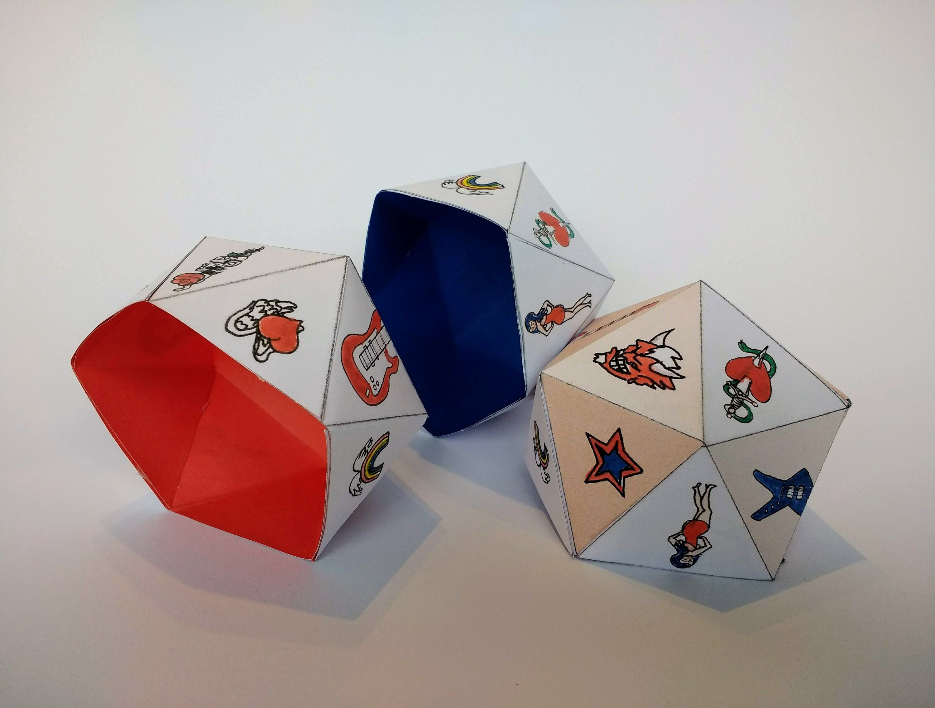 Digital Download Geoball Paper Bowl Origami Kit Rock Star - Etsy