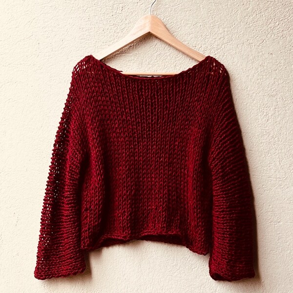Open Knit Sweater - Etsy
