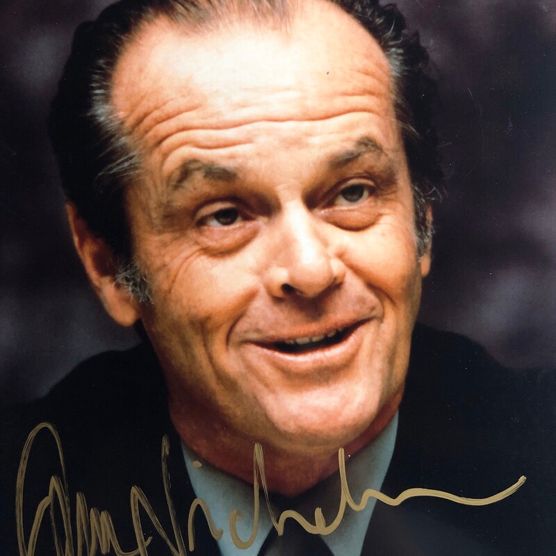 Jack Nicholson Autograph - Etsy