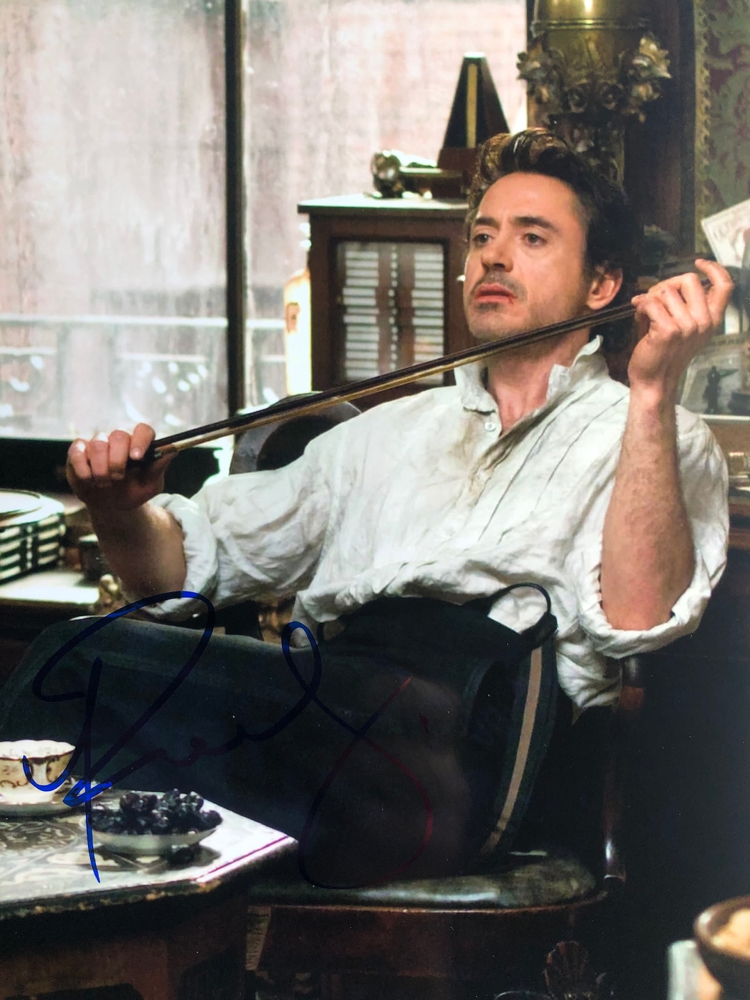 Sherlock Holmes Authentic Robert Downey Jr. Signed Autograph - Etsy