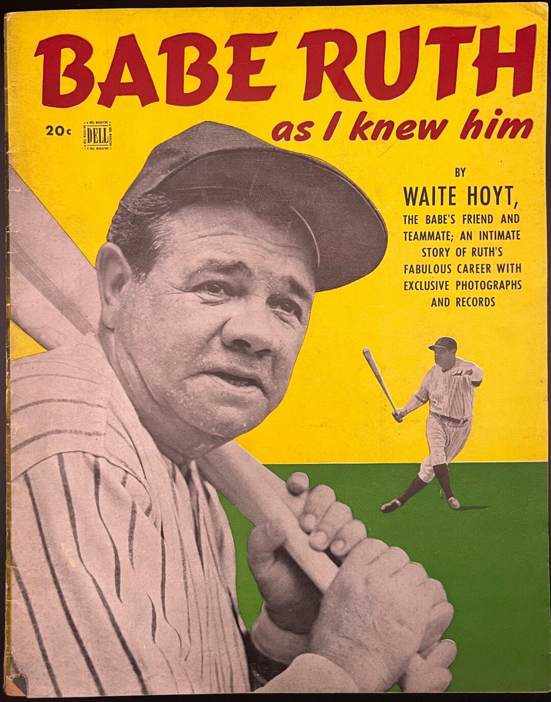 1948 Babe Ruth as I Knew Him Magazine / Book Waite Hoyt Bambino Sultan ...