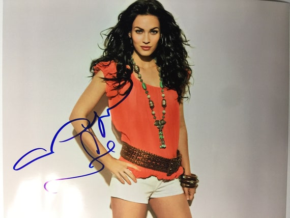 Authentic Megan Fox Signed Autographed 8x10 Photo With COA | Etsy