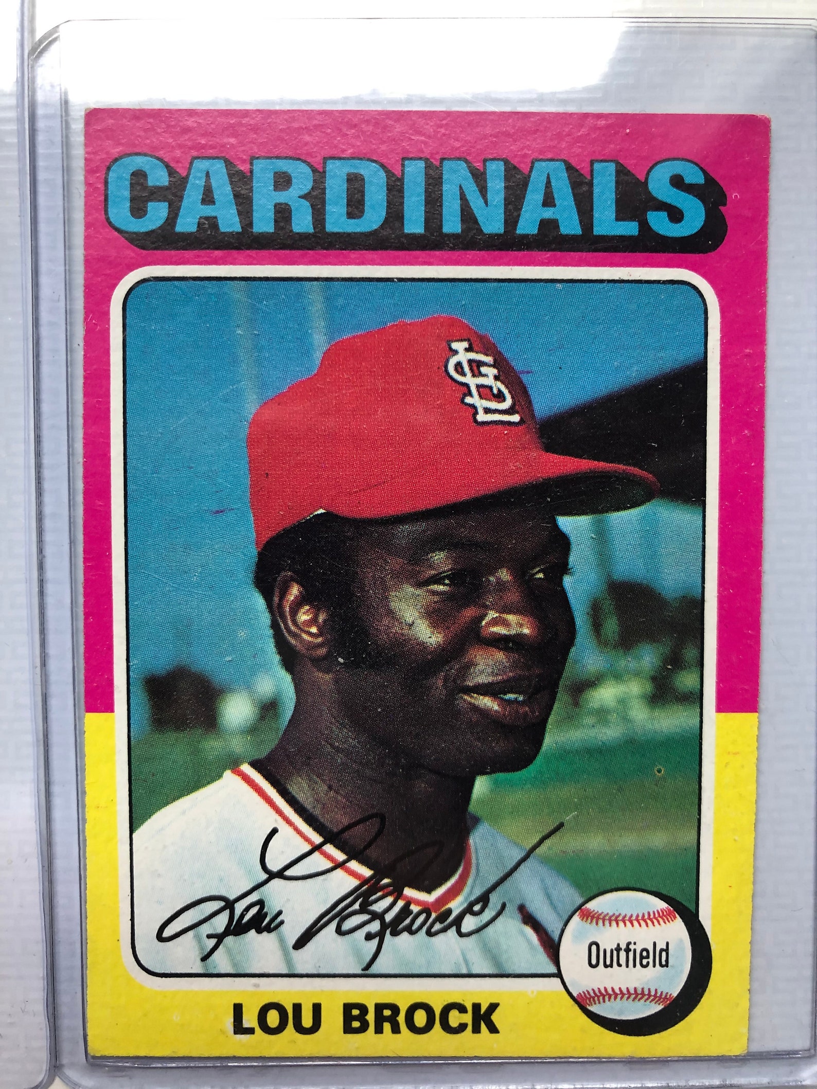 Authentic 5 St. Louis Cardinals Lou Brock Baseball Cards 1967 - Etsy