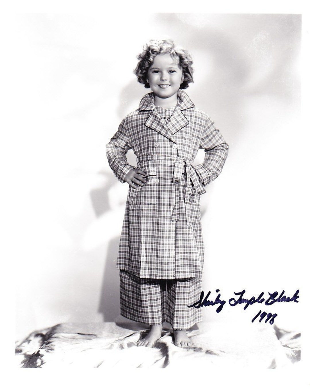 8x10 Authentic Shirley Temple Signed Autographed Photo, With COA - Etsy