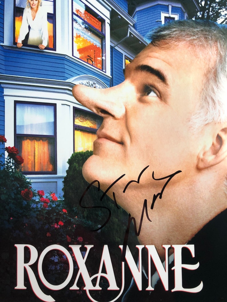 Roxanne Authentic Steve Martin Signed 8x10 Photo Autograph COA - Etsy