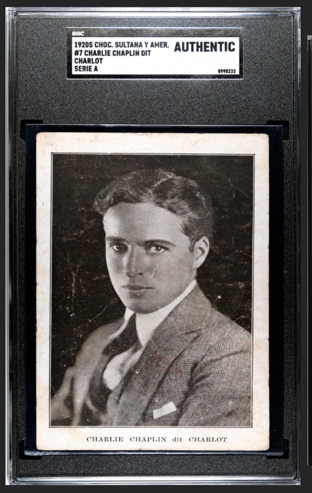 1920's Chocolate Sultana Y Americano Spanish Charlie Chaplin Card SGC ...