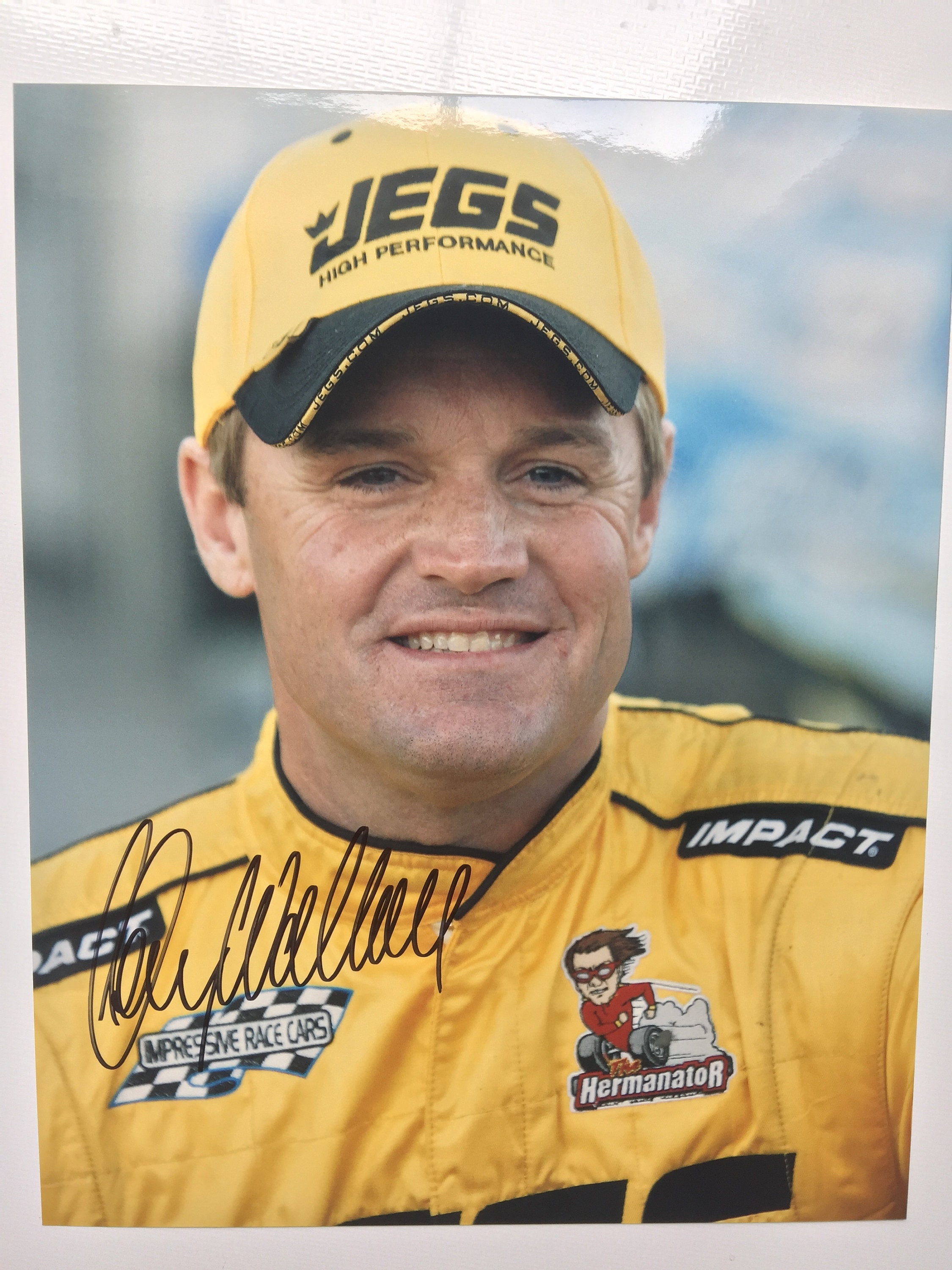 NASCAR Authentic 8 X 10 Kenny Wallace Signed Photo Autograph With COA ...