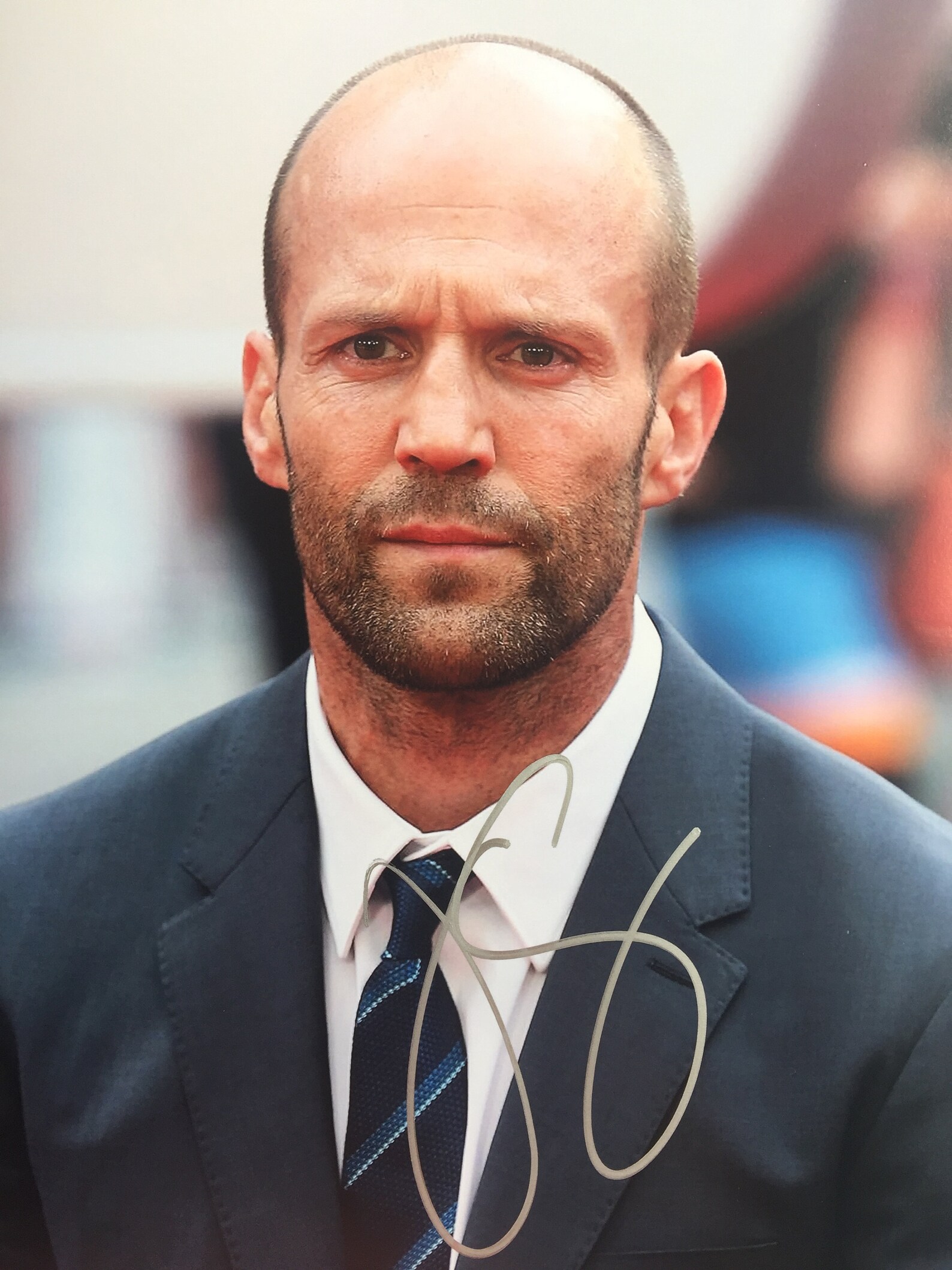Authentic Jason Statham Signed 8 1/4x11 Autographed Photo W - Etsy