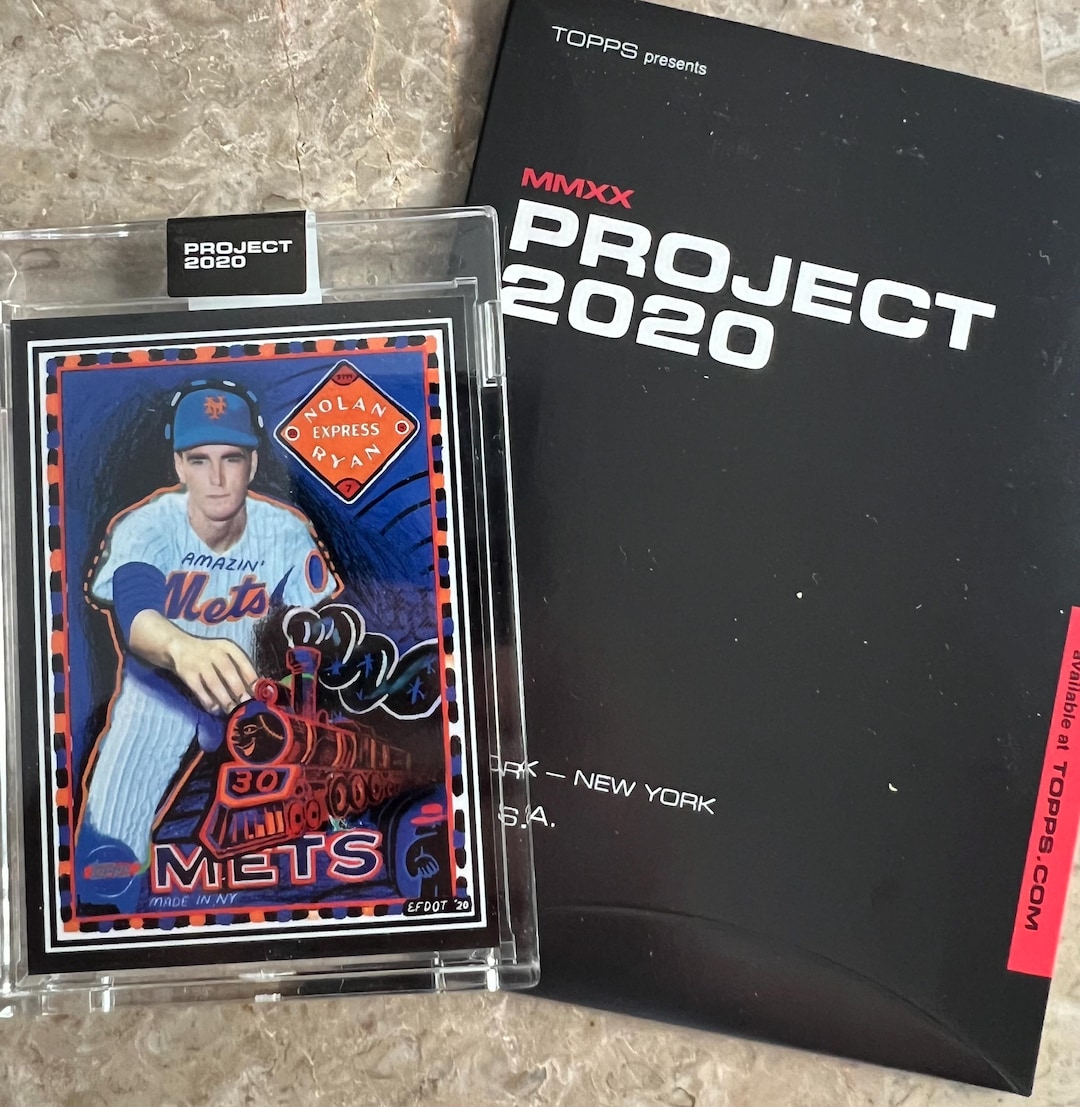Topps Project 2020 Nolan Ryan Efdot, 1969 Nolan Ryan Rookie Card, Art ...