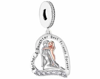 New Sterling Silver Daughter Mother in Law Split Dangle Charm for ...