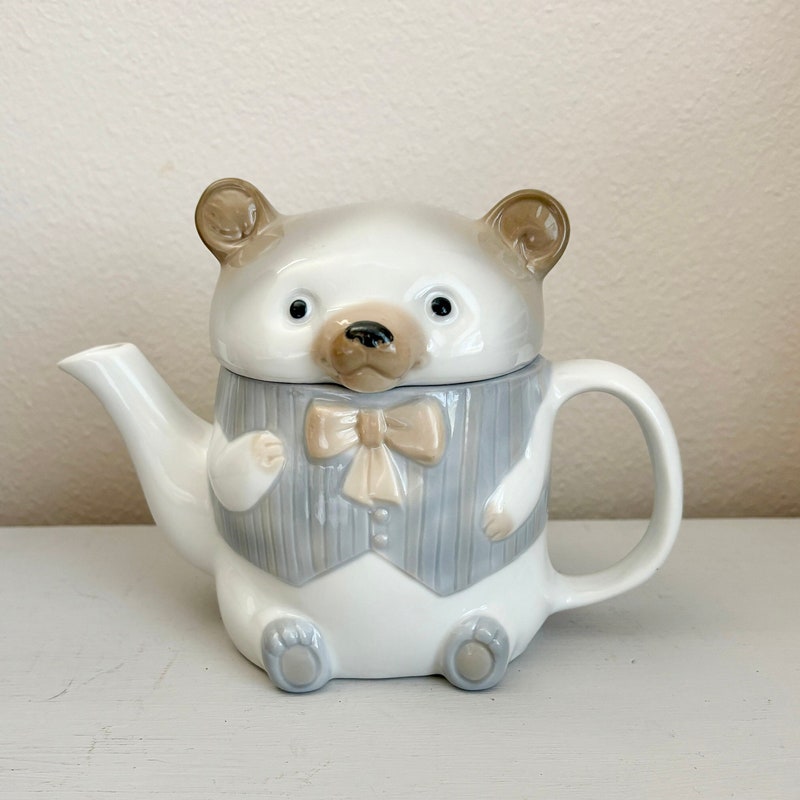 Teddy Bear Teapot - Etsy