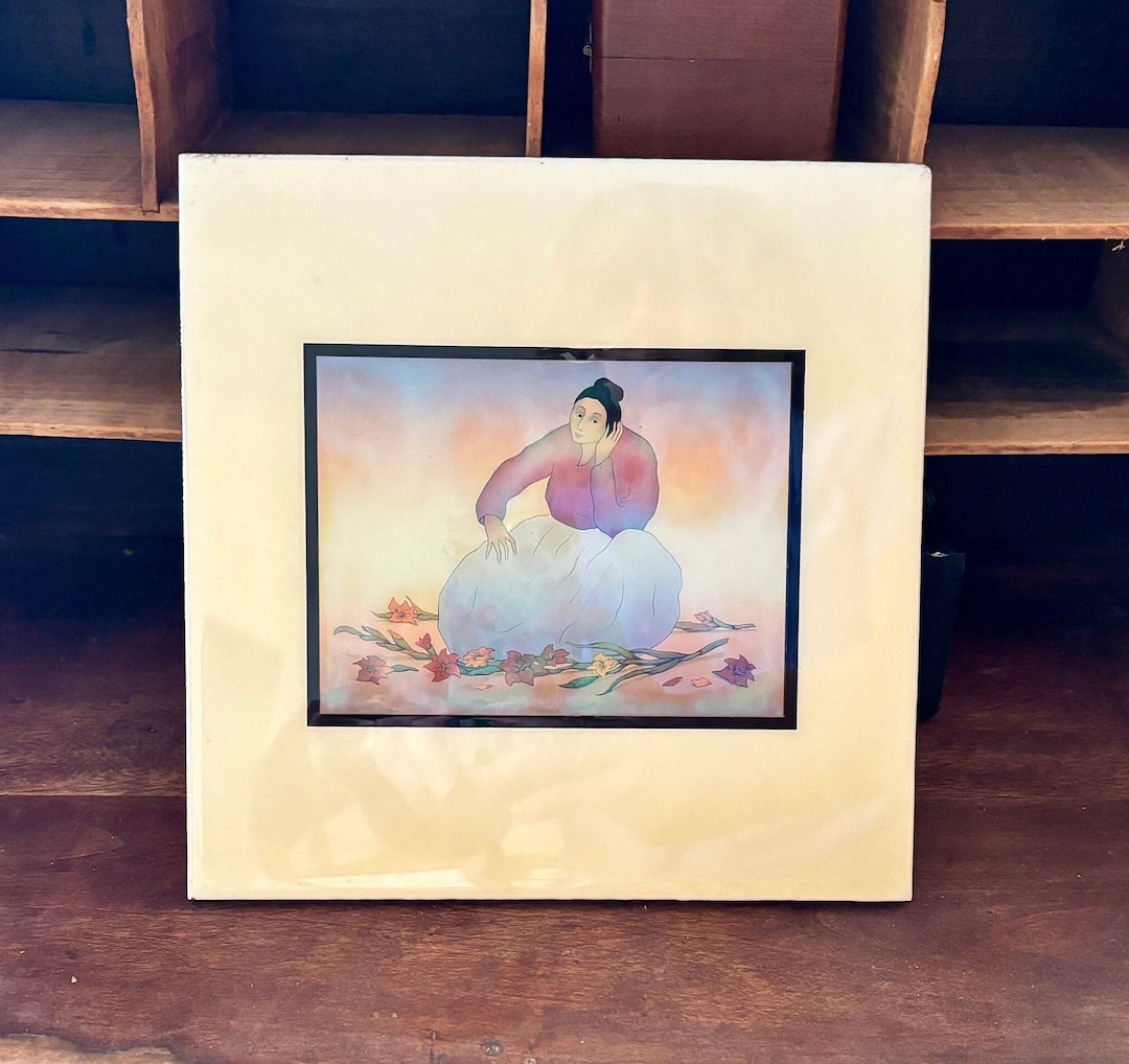 R. C. Gorman Art Tile Wild Flower Native American Navajo Art ...