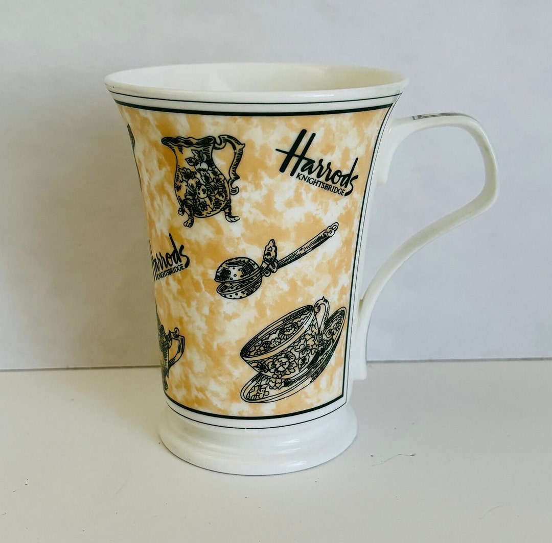 Harrods Department Store Tea Mug Fine Bone China England UK - Etsy