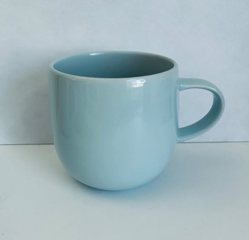 Crate & Barrel Sky Blue Camden Coffee Mugs Set of 3 Replacement Mugs - Etsy