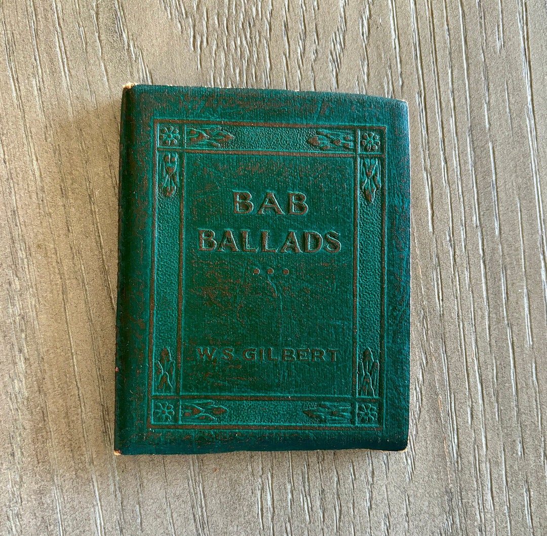 Babs Ballads by W S Gilbert Little Leather Library 1920's Tiny Book - Etsy