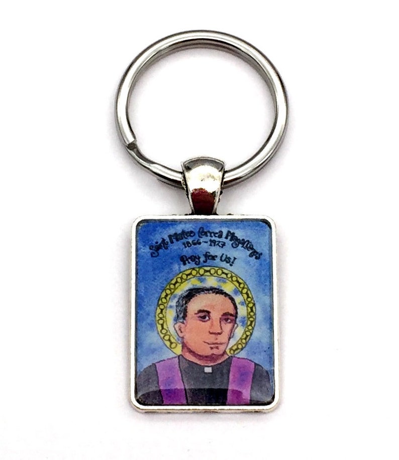 Saint Mateo Correa Magallanes Key Chain, Art by Dovetailink - Etsy
