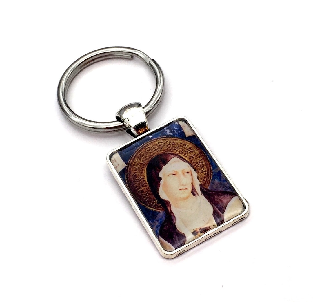 Saint Clare of Assisi Key Chain, Patron Saint of Eye Disease ...