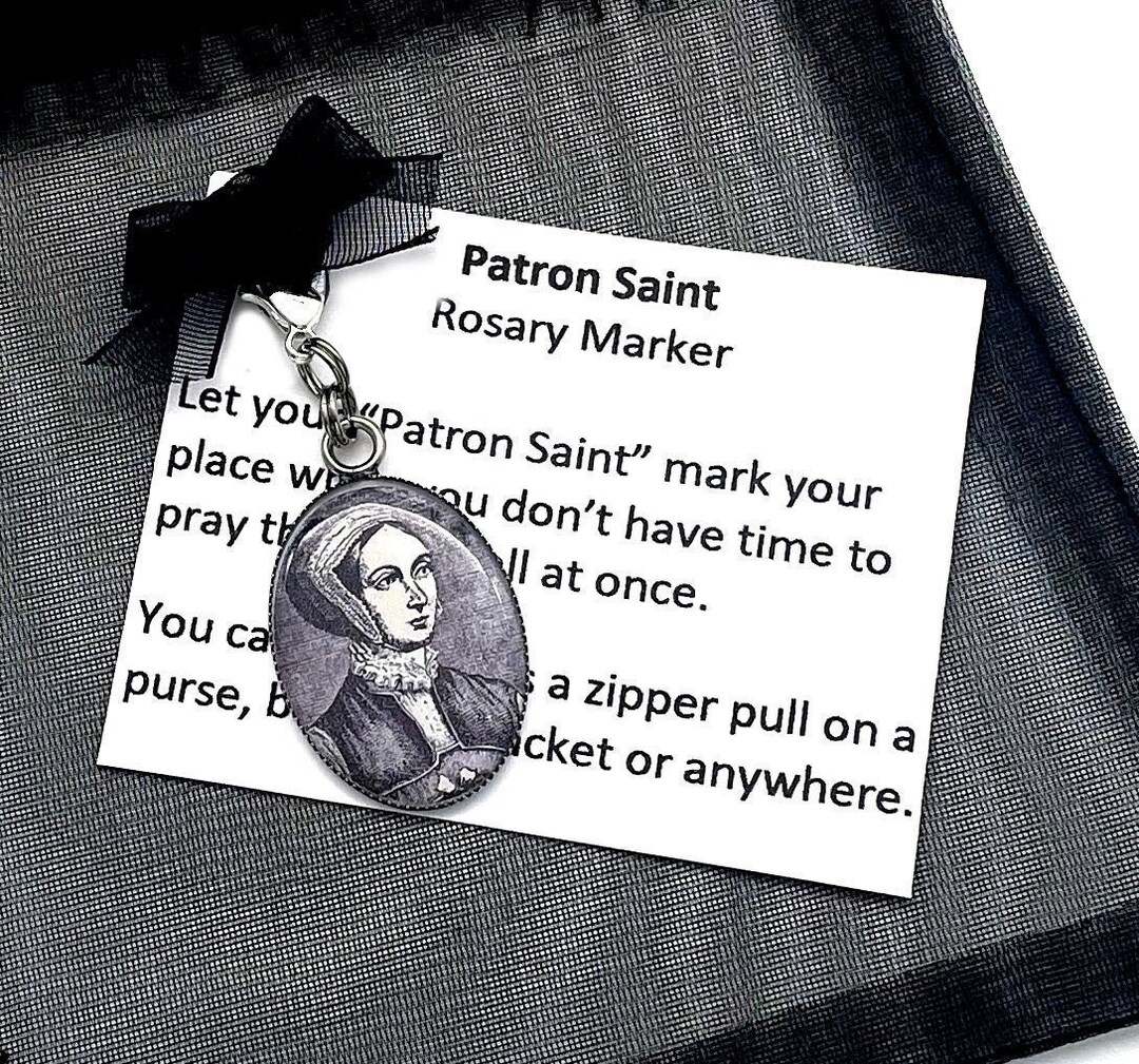 Saint Margaret Clitherow Rosary Marker/zipper Pull/stitch Marker - Etsy
