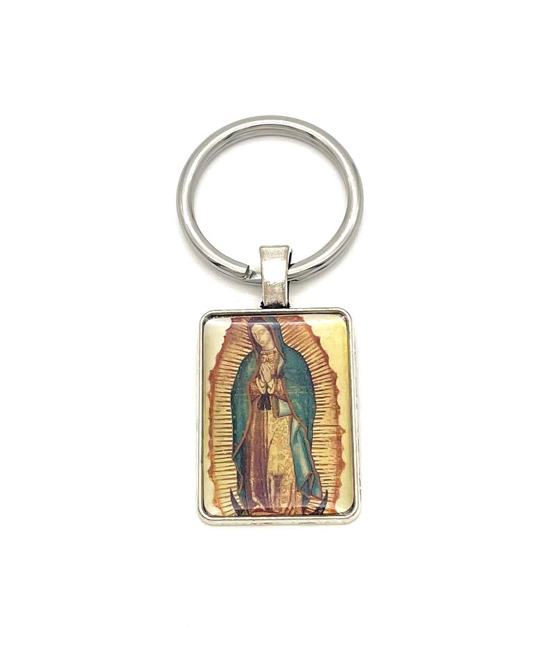 Our Lady of Guadalupe Key Chain Virgin Mary Key Chain - Etsy