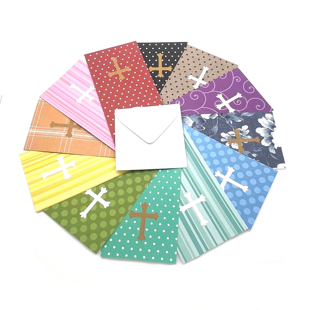 3" Mini Christian Cards With Envelopes - Etsy
