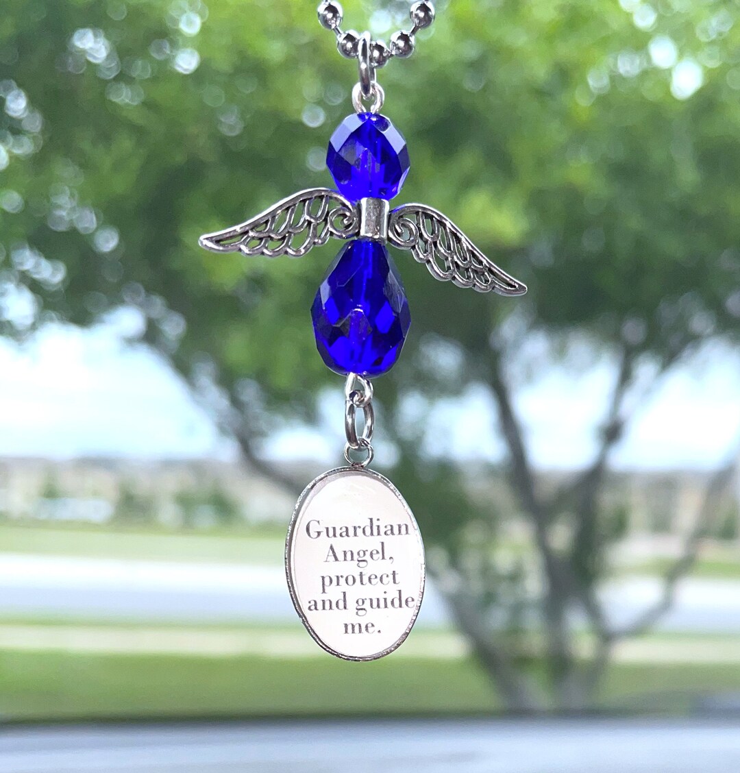 Guardian Angel Rearview Mirror Decor - Etsy