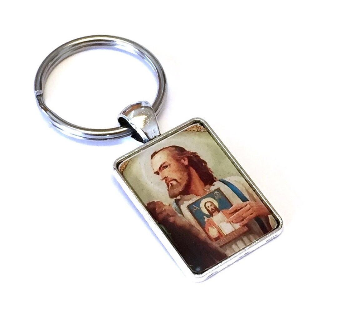 Saint Jude Thaddeus Key Chain Patron of Impossible Causes - Etsy