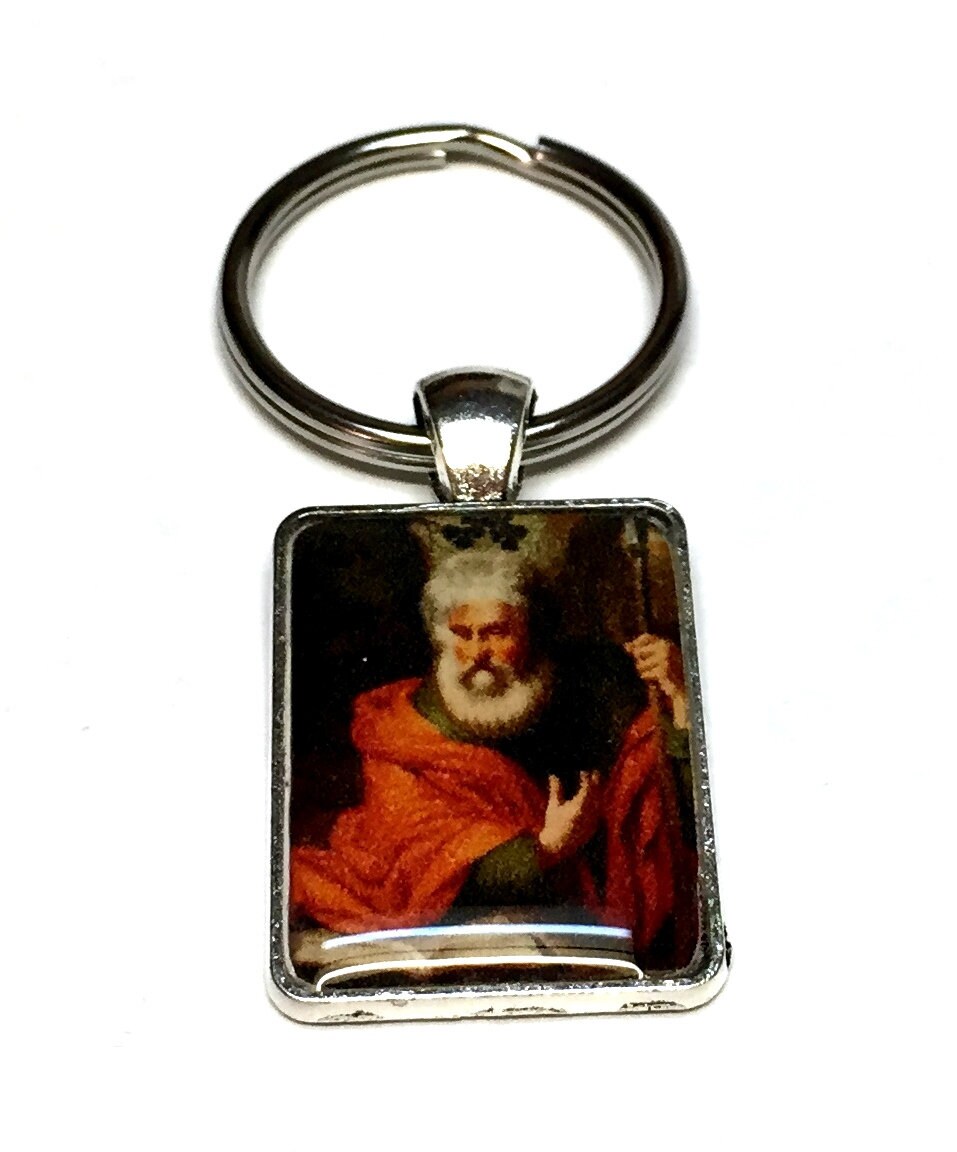 Saint Thomas the Apostle Key Chain Patron of Architects - Etsy